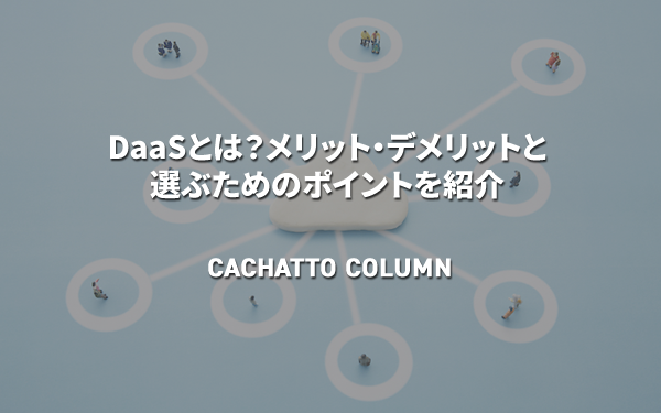 DaaSとは？メリット・デメリットと選ぶためのポイントを紹介 | CACHATTO COLUMN